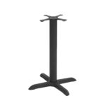 Black Standard Metal Cross Table Base | Restaurant & Cafe Supplies Online