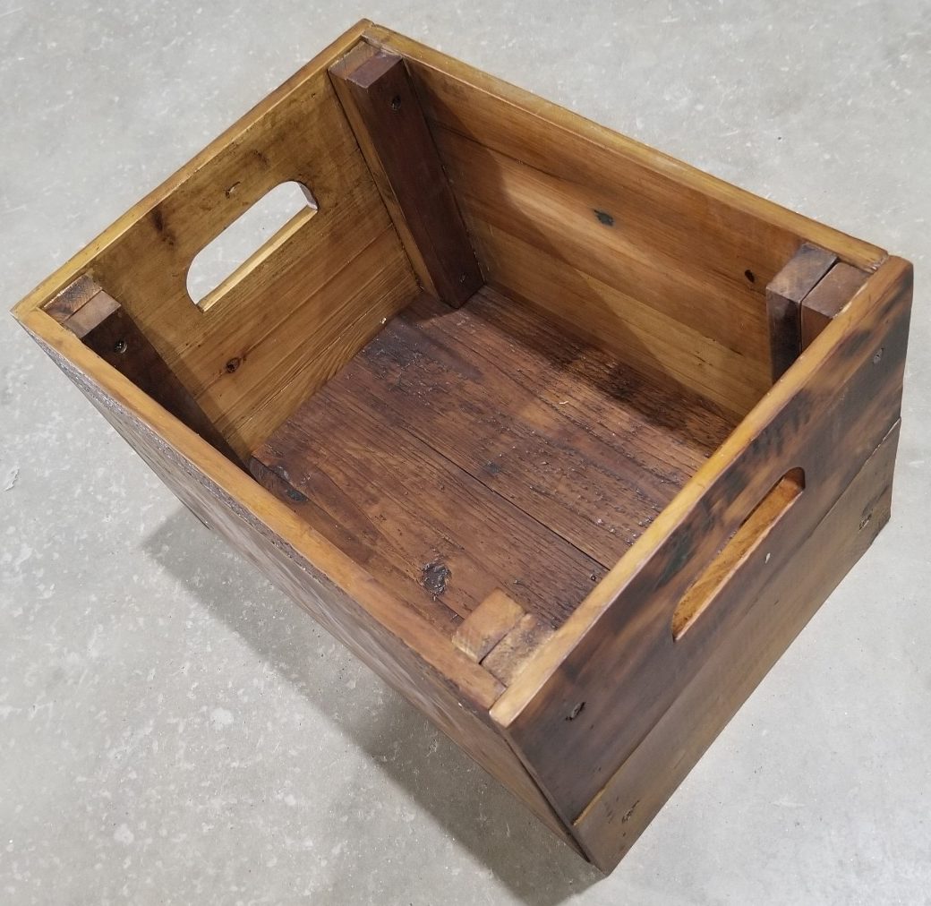 Reclaimed Wood Crates - Restaurant & Cafe Supplies Online