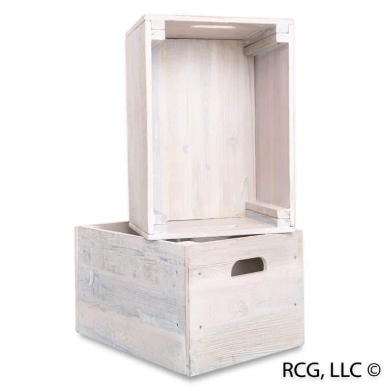Reclaimed Wood Crates - Restaurant & Cafe Supplies Online