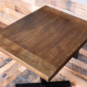 White Oak Tabletops with Breadboard Ends - 2" Thick - Restaurant & Cafe ...