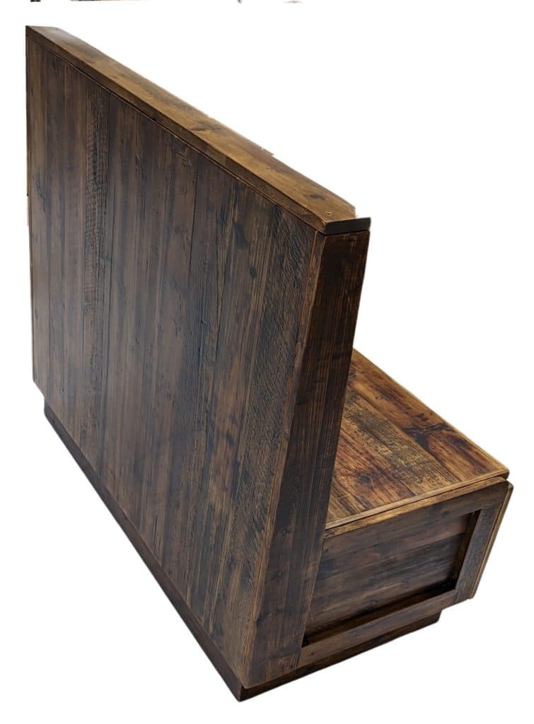 Reclaimed Wood Booths - Restaurant & Cafe Supplies Online