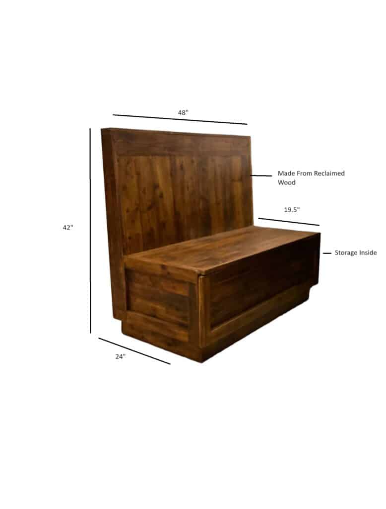Reclaimed Wood Booths - Restaurant & Cafe Supplies Online