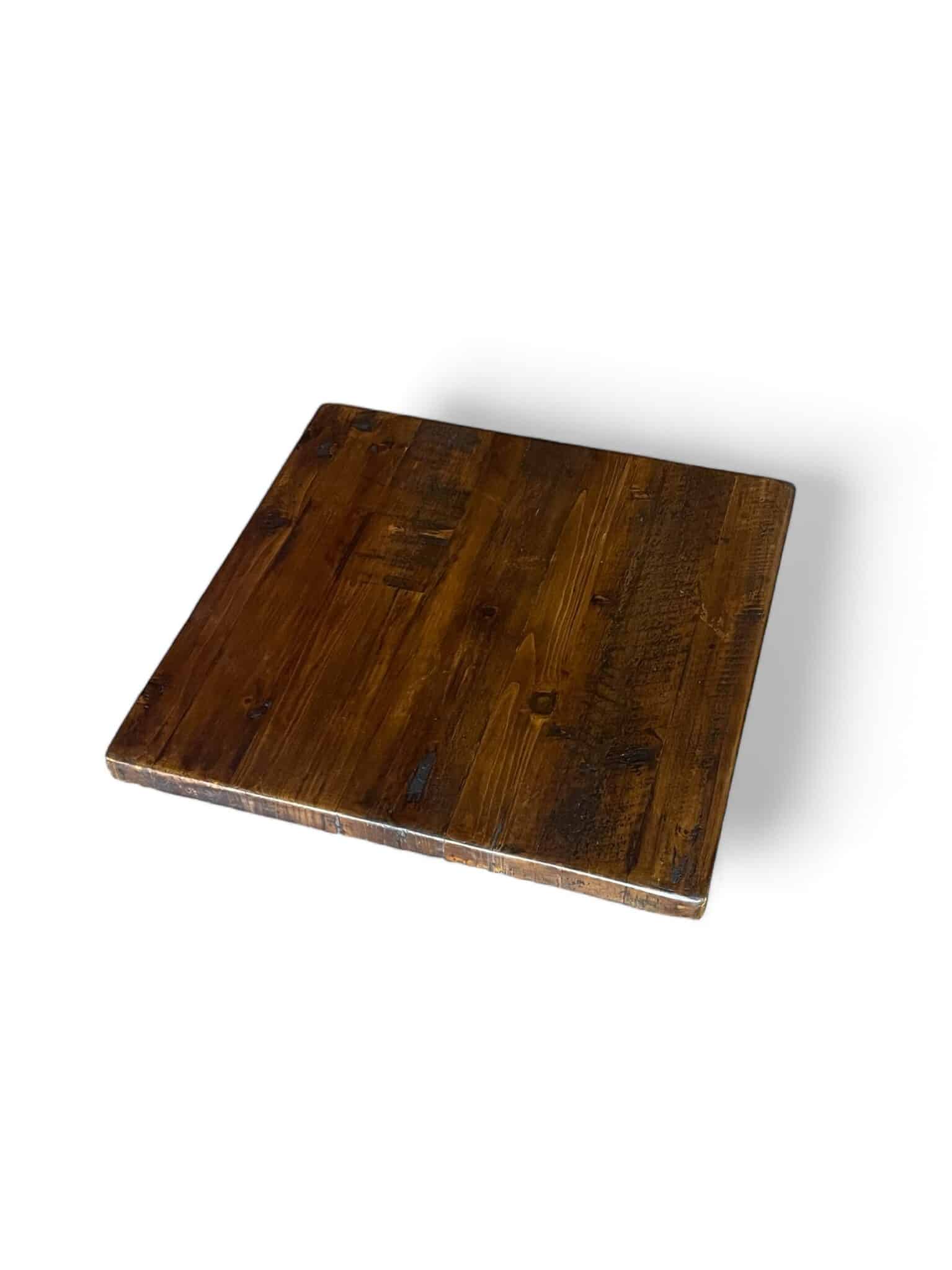 Reclaimed Wood Dark Harvest Table Top