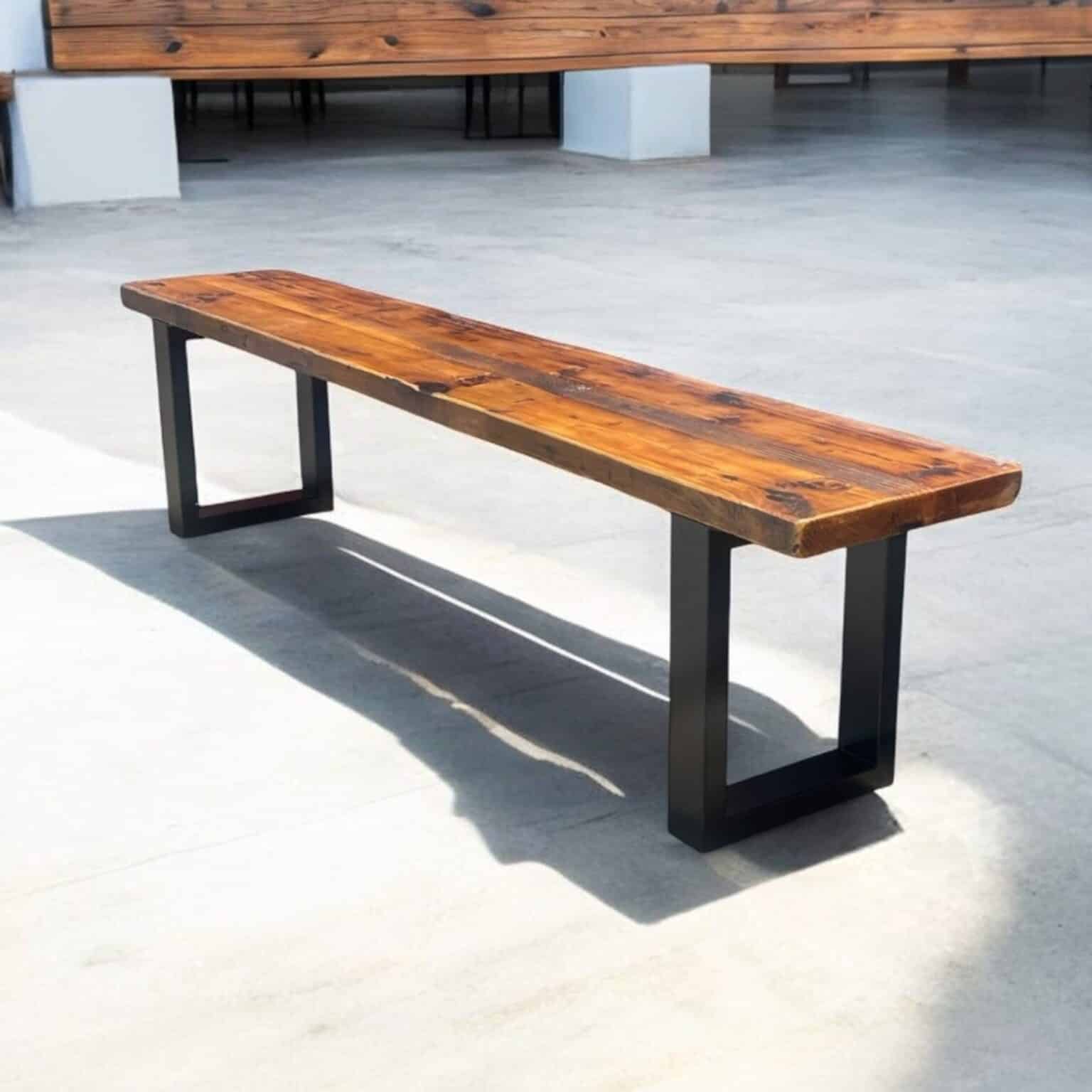 The Whiskey Timber Reclaimed Wood Bench Top - Restaurant & Cafe ...